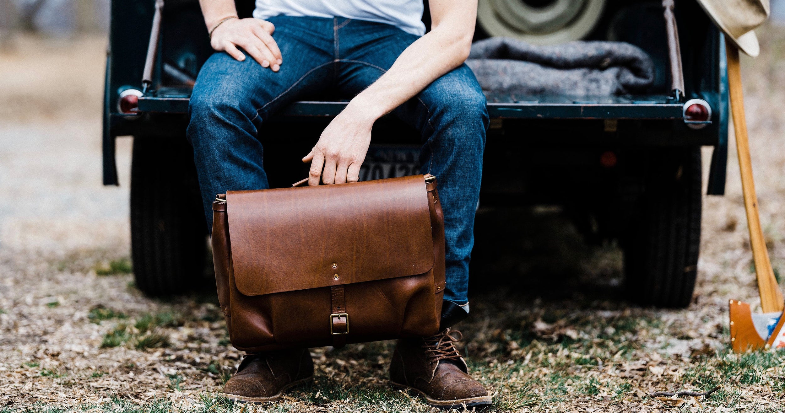 Brown Leather Messenger Bag - Satchel & Page Men's Leather Laptop Bag